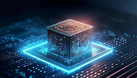 Ai Processor Chip Of Cube Technology Artificial Intelligence