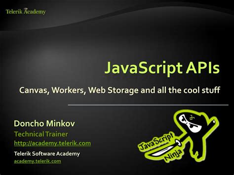 Ppt Javascript Apis Powerpoint Presentation Free Download Id6319875