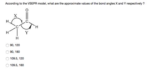 Solved According To The VSEPR Model What Are The Chegg Com