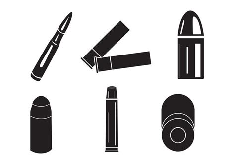 Vector Shotgun Shells Silhouettes 86668 Vector Art At Vecteezy