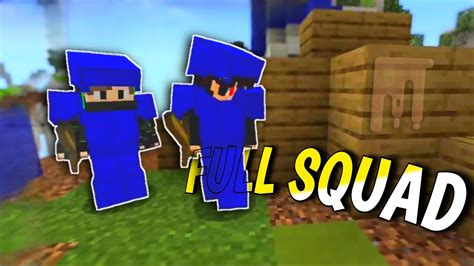 I Killed Full Squad 💀 In Mcpe Ng Bedwars Youtube