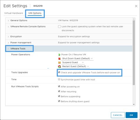Updating Vmware Tools And Vm Compatibility