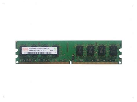 Модуль оперативной памяти Hynix 2 ГБ Ddr2 Pc6400 800 Mhz Cl 6 Hymp125u64cp8 купить C доставкой