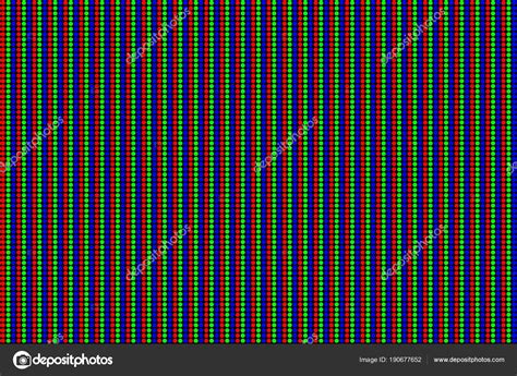 RGB Screen Dots Seamless Pattern Analog Display Television Close Up Texture Stock Vector Image