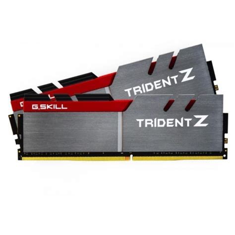 G Skill F4 3200c16d 16gtzb Tridentz 16gb 2x8gb Ddr4 3200mhz Cl16 1 35v Grey Desktop Memory