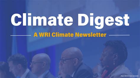 Climate Digest Halting Progress At Climate Talks As Global Temperatures Soar