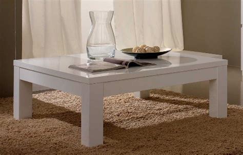 Table Basse Roma Laqué Blancl 127 X H 43 X P 66