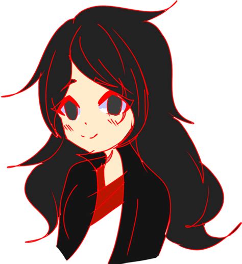 Black Hair Hime Cut Cartoon Clipart Full Size Clipart 4333986