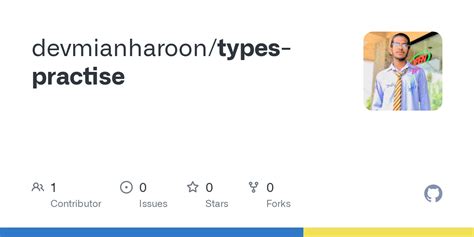 GitHub Devmianharoon Types Practise