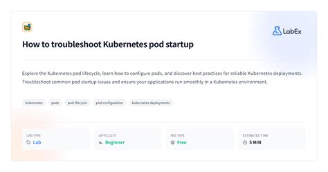 How To Troubleshoot Kubernetes Pod Startup Labex