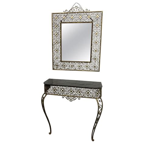 Console Table And Matching Mirror For Sale At 1stdibs Console Table