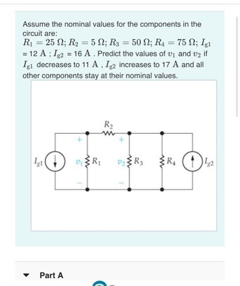 Solved Assume The Nominal Values For The Components In The