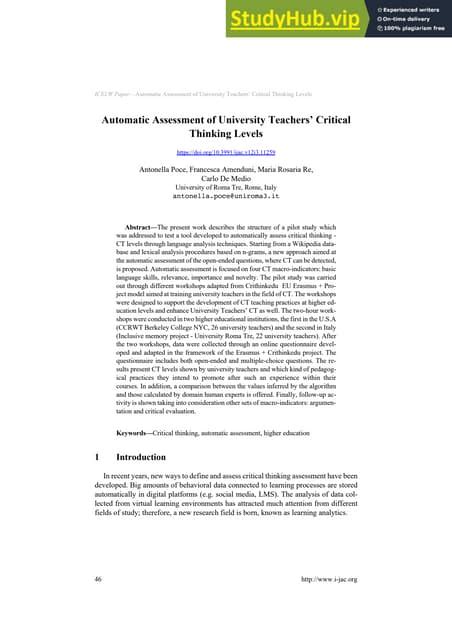 Automated Writing Evaluation Pdf