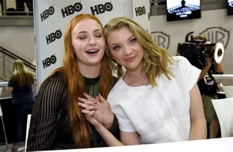Maisie Williams Sophie Turner And Natalie Dormer Sexy 6 Photos