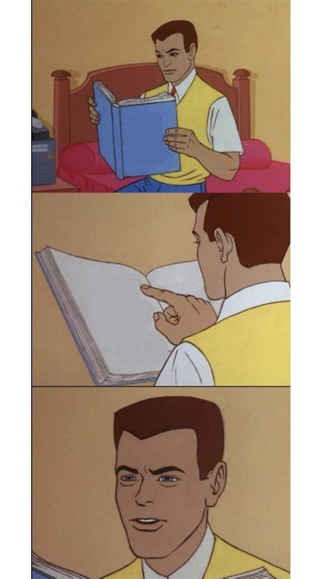 Guy Reading Book Blank Template Imgflip