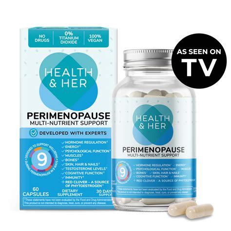 Health And Her Perimenopause Multi Nutrient Support Supplement