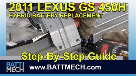 How To Replace Repair Fix A 2011 Lexus Gs 450h Hybrid Battery Module
