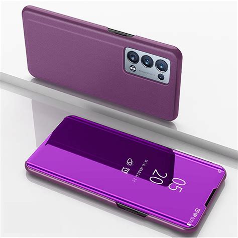 Coque Oppo Reno Pro G Avec Rabat Effet Miroir