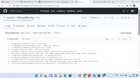 nikhil garg on linkedin day3 what is the linux commands do shubham londhe chetan r completed day 3