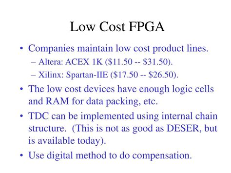 Ppt Low Cost Tdc Using Fpga Logic Cell Delay Powerpoint Presentation