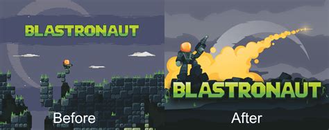 DevLog 4 Making The Key Art BLASTRONAUT By Perfoon