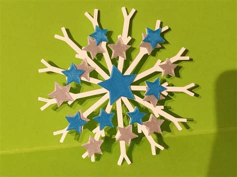 Snowflake Generator With Tinkercad Codeblocks Von Kiki Print