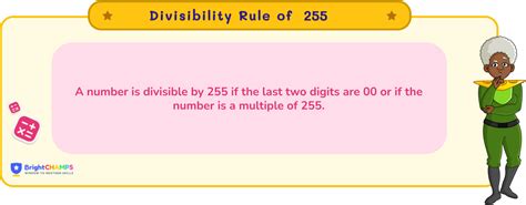 Divisibility Rule Of 255 Divisibility Test Of 255