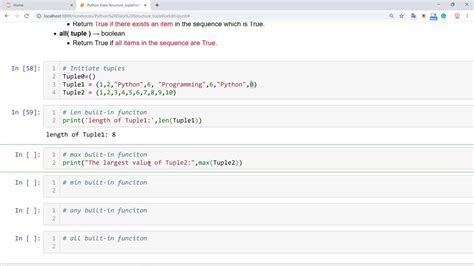 Week92 5 Pythontuple Methodbuiltinfunciton Youtube