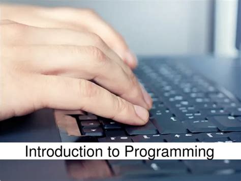 Ppt Introduction To Programming Basic Concepts Examples And Code