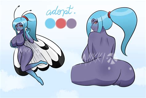 Rule 34 2d Anthro Ass Focus Bug Bug Girl Butterfree Female Female Focus Female Only Nikkimizu