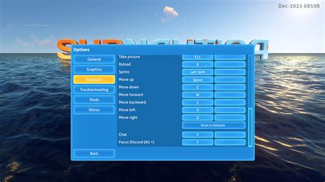 Chat Keybind Keep Resetting · Issue 1897 · Subnauticanitroxnitrox