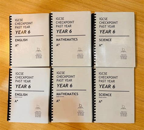 Igcse Checkpoint Past Year Year 6 Hobbies And Toys Books And Magazines Textbooks On Carousell