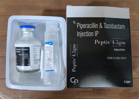 4 5gm Piperacillin Tazobactam Injection Ip At ₹ 140 Vial Dhankutti Kanpur Id 2851027444930