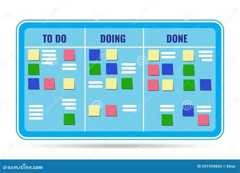 Agile Kanban Scrum Vector Royalty Free Illustration 274416894