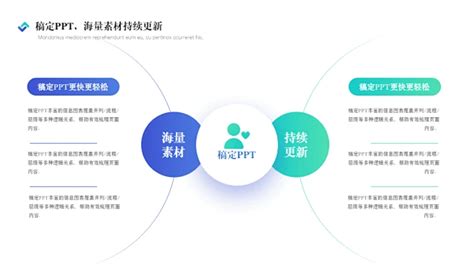 对比关系2项ppt图文页 花瓣网