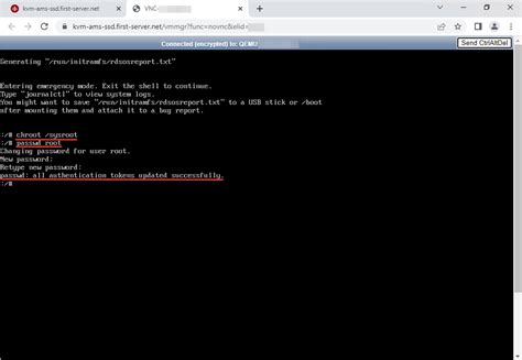 How To Reset Root Password On Centos Firstbyte Vds Vps Cloud