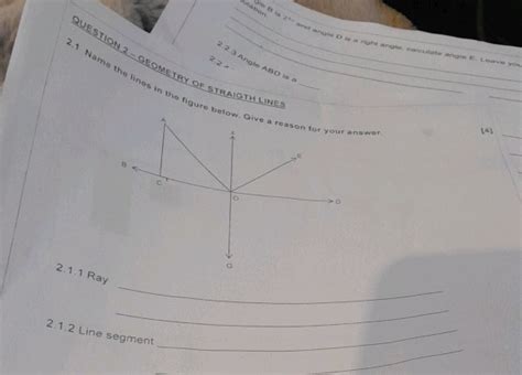 21 1 Ray 4 1 212 Line Segment StudyX