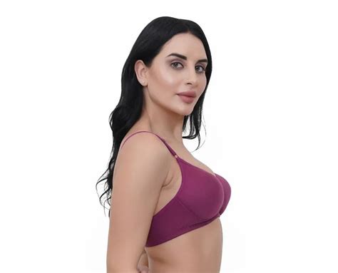 Cotton Purple Non Padded Bra Size 32a At ₹ 95piece In Jaipur Id