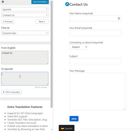 Translate Contact Form 7 Using Translatepress Translatepress