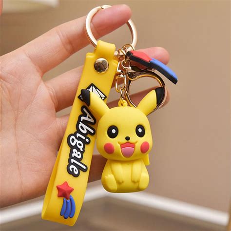 Wadees พวงกุญแจฟิกเกอร์ รูปการ์ตูนโปเกม่อน ปิกาจู คาวาอี้ ของขวัญ สําหรับรถยนต์ Shopee Thailand
