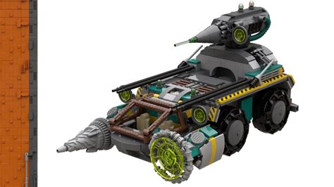Lego Moc Lego Rock Raiders Chrome Crusher By Nighthawk11991 Rebrickable Build With Lego