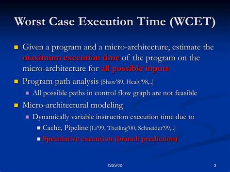 Ppt Timing Analysis Of Embedded Software For Speculative Processors