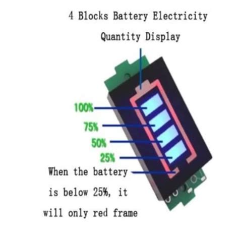 Buy Lithium Battery S To S Capacity Charge Level Indicator Module