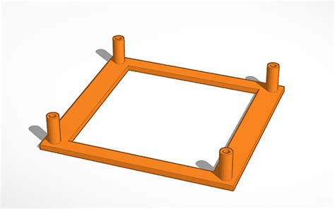 3d Design Intel Nuc Gen8 Bare Motherboard Mounting Plate Tinkercad