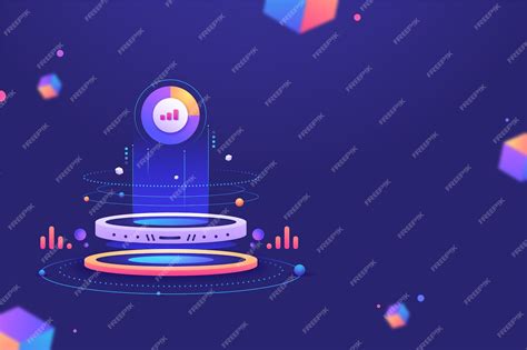 Premium Vector Gradient Data Visualization Design