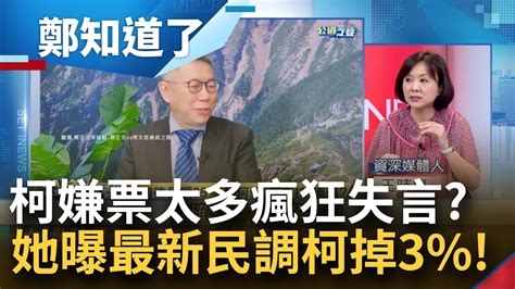 侯侯掉完柯p掉 演唱會投白投右惹議衝聲量 吳子嘉曝最新民調柯文哲狂掉3 王時齊笑 朱立倫沒騙人 侯友宜恐已追上柯│呂惠敏主持