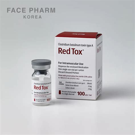 Red Tox 100 Units 주 페이스팜코리아