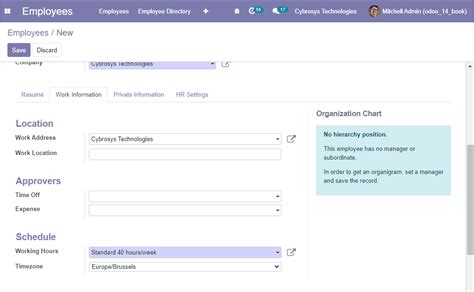 Odoo Employee Odoo V Community Edition Book