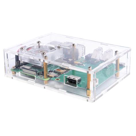 Acrylic Set Top Box Kit For Raspberry Pi 4 The Pi Hut