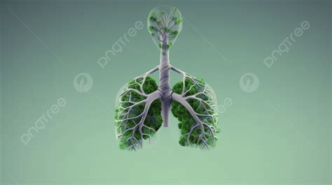쉽게 편집할 수 있는 클리핑 경로가 있는 운동 선수의 생생한 녹색 폐의 3d 렌더링 3d 몸 해부 남성의 몸 배경 일러스트